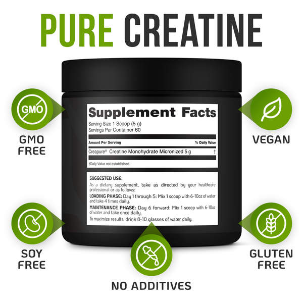 CREAPURE® Creatine Monohydrate Powder - Vitruals® made in Germany ...